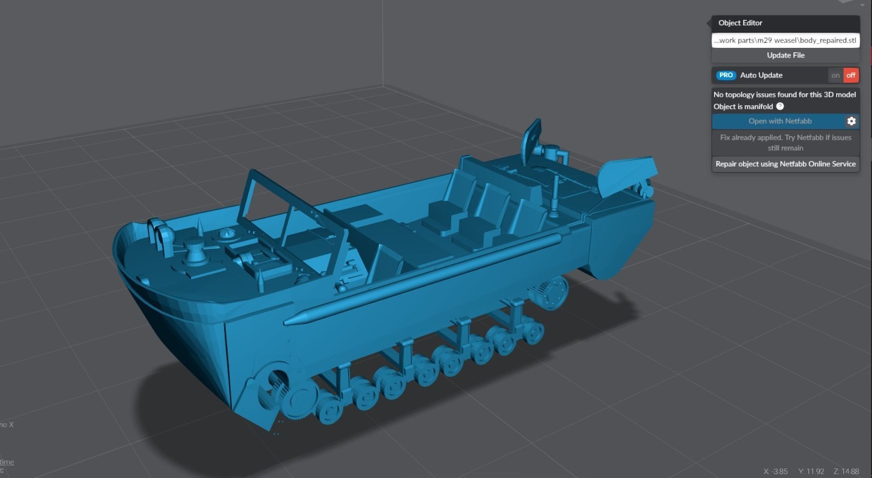 M29C Scale Model 3D model 3D printable | CGTrader