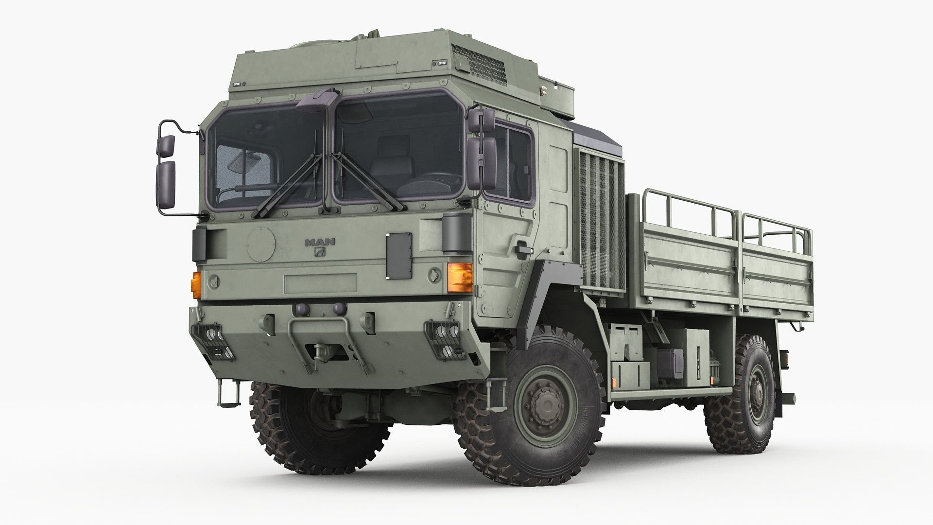 Military truck MAN HX60 3D model | CGTrader