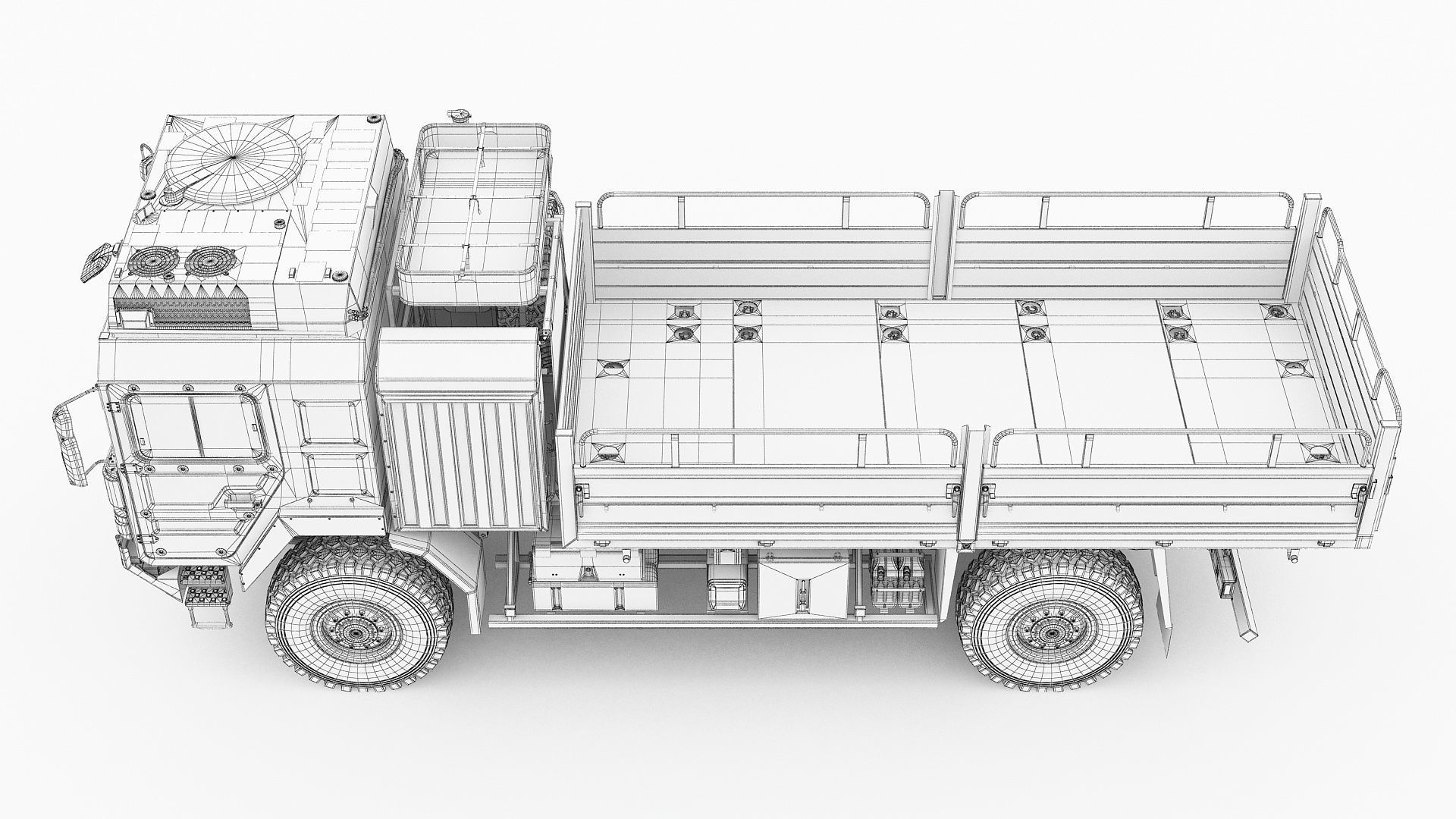 Military truck MAN HX60 3D model | CGTrader