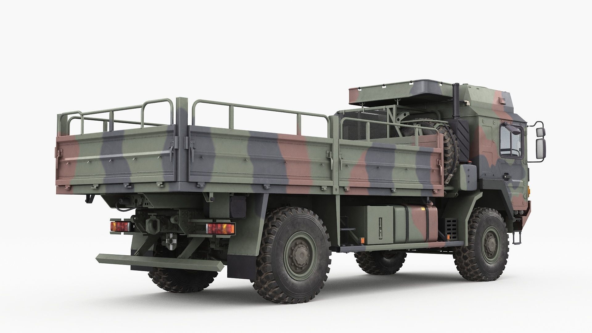 Military truck MAN HX60 3D model | CGTrader