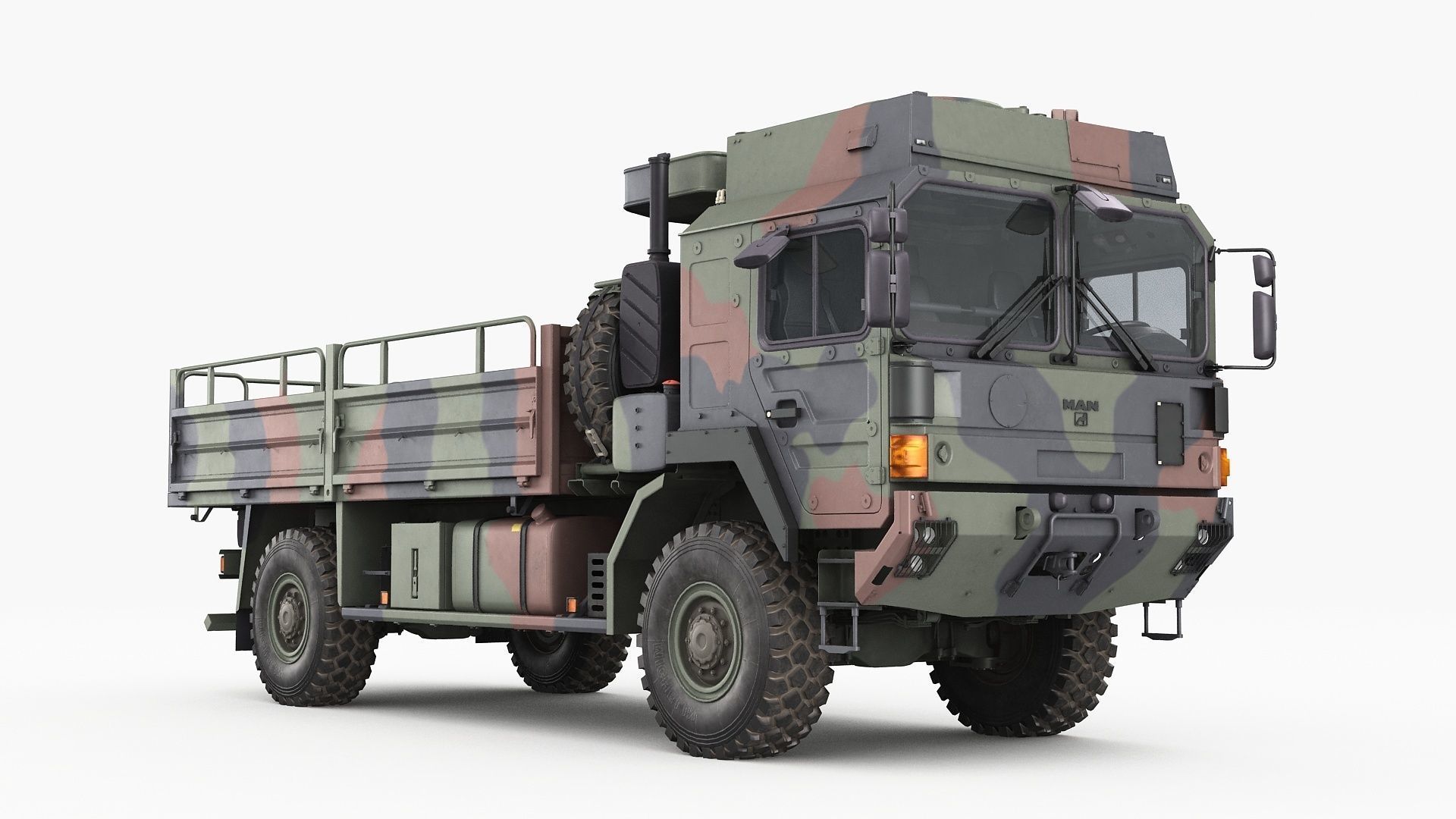 Military truck MAN HX60 3D model | CGTrader