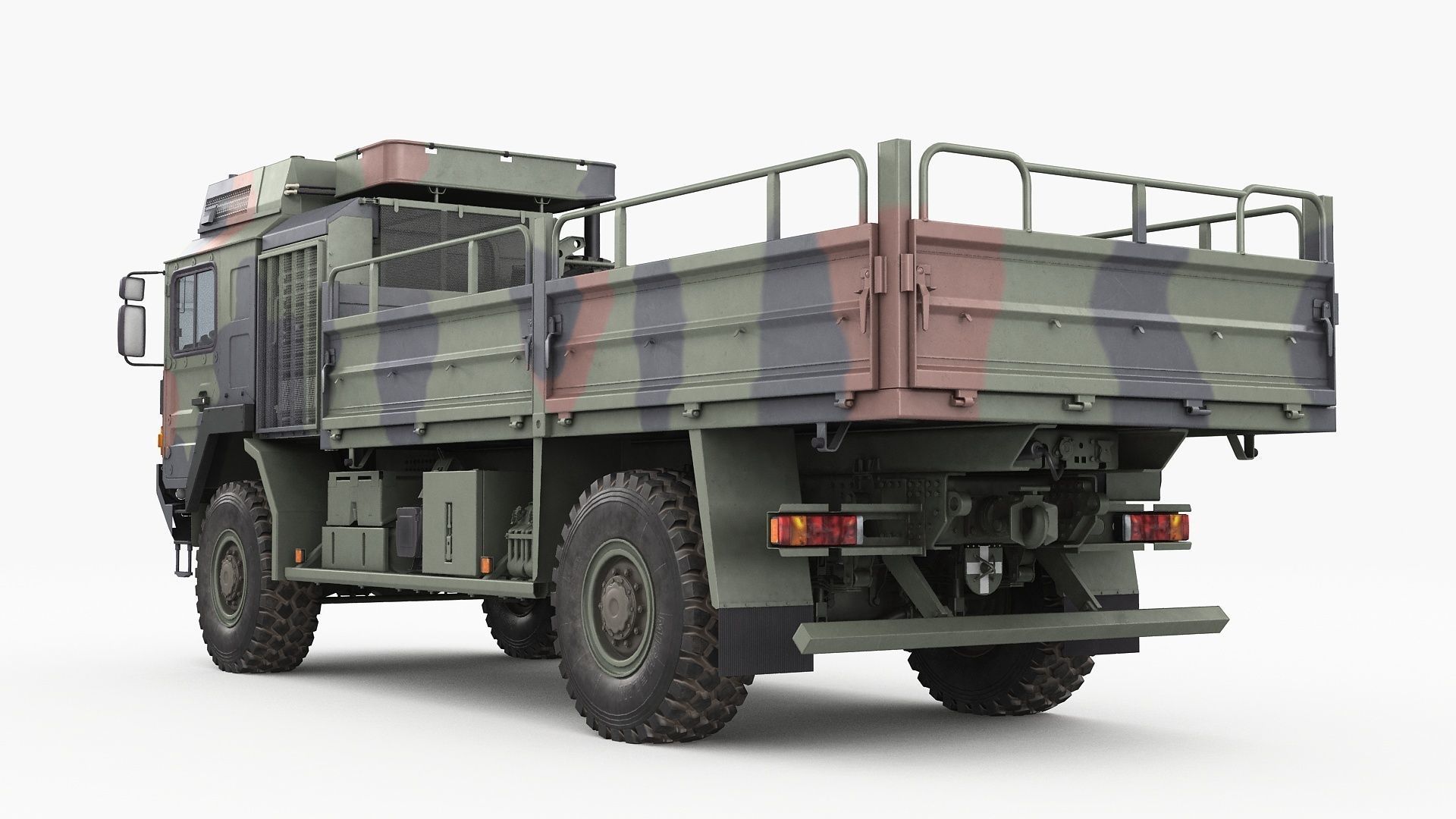 Military truck MAN HX60 3D model | CGTrader