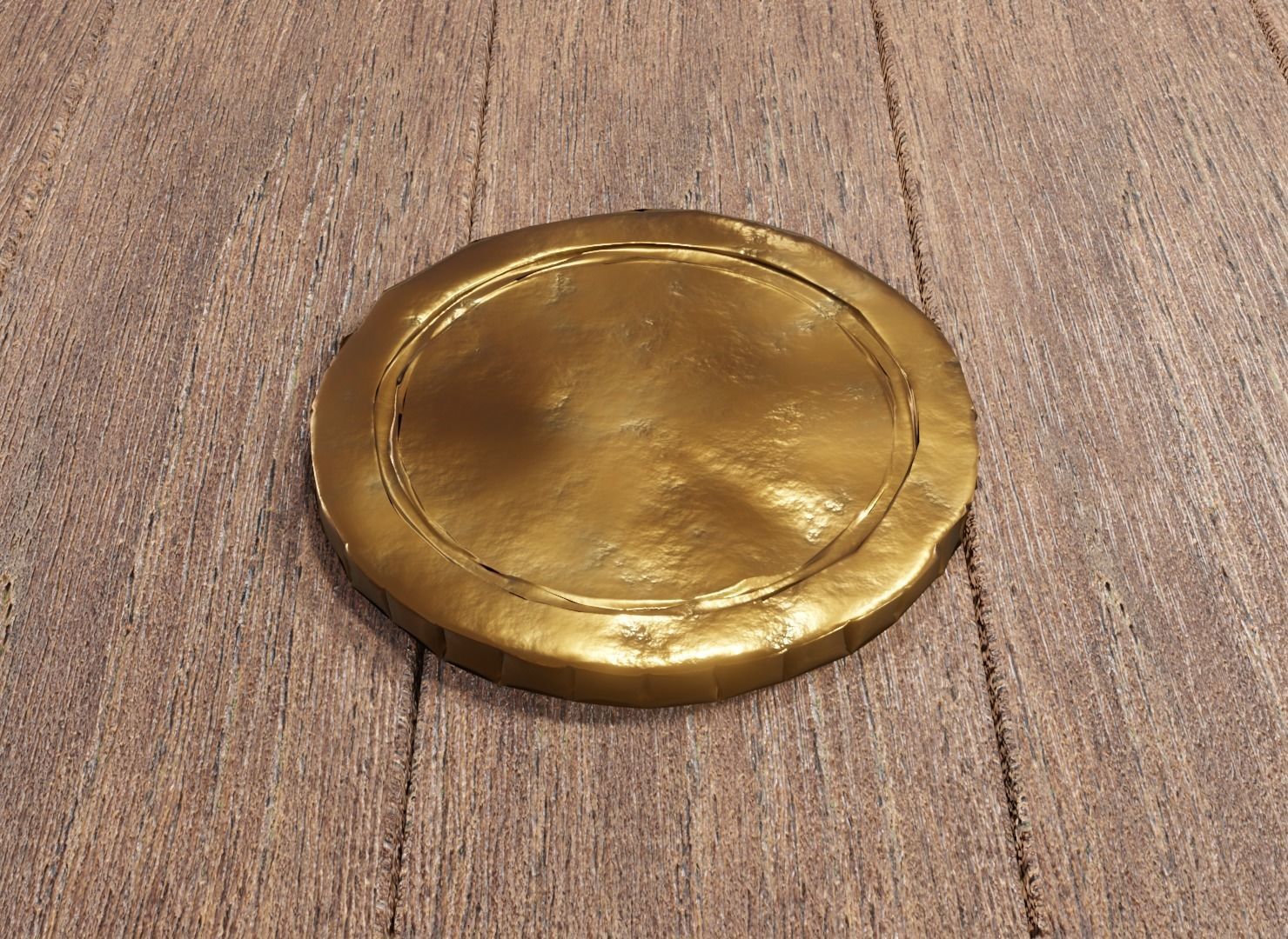 3D model Ancient - old broze coin 3d model VR / AR / low-poly | CGTrader