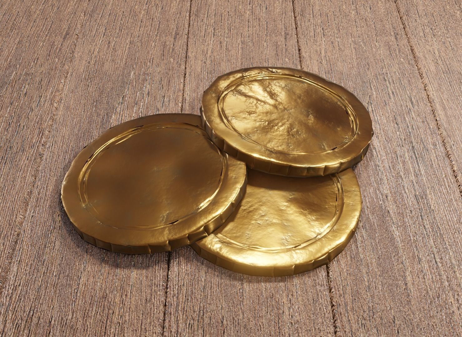 3D model Ancient - old broze coin 3d model VR / AR / low-poly | CGTrader