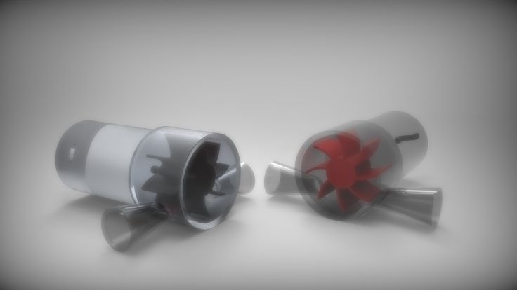 turbine generator free 3D model | CGTrader