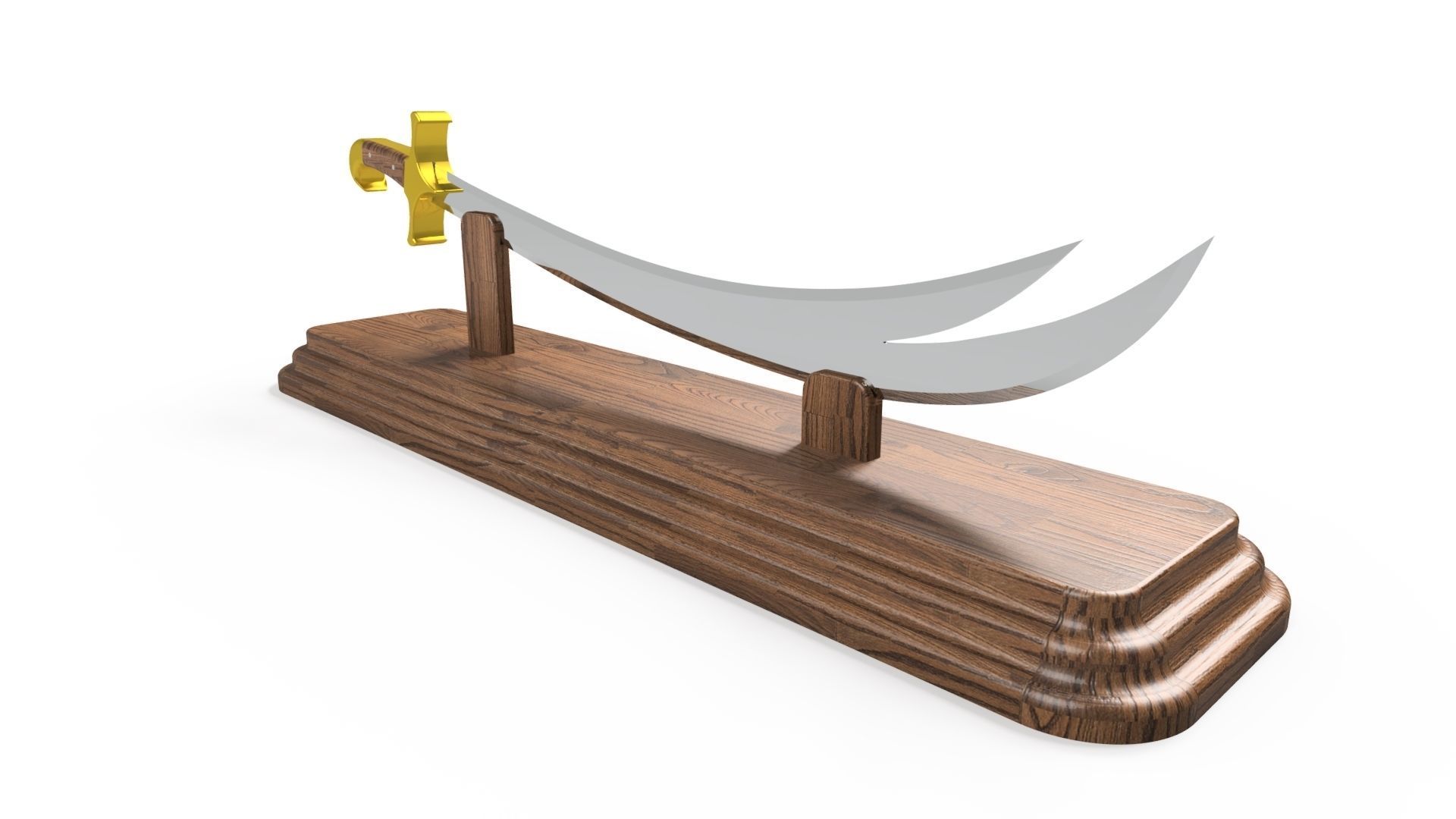 Double-headed Sword 3D model | CGTrader
