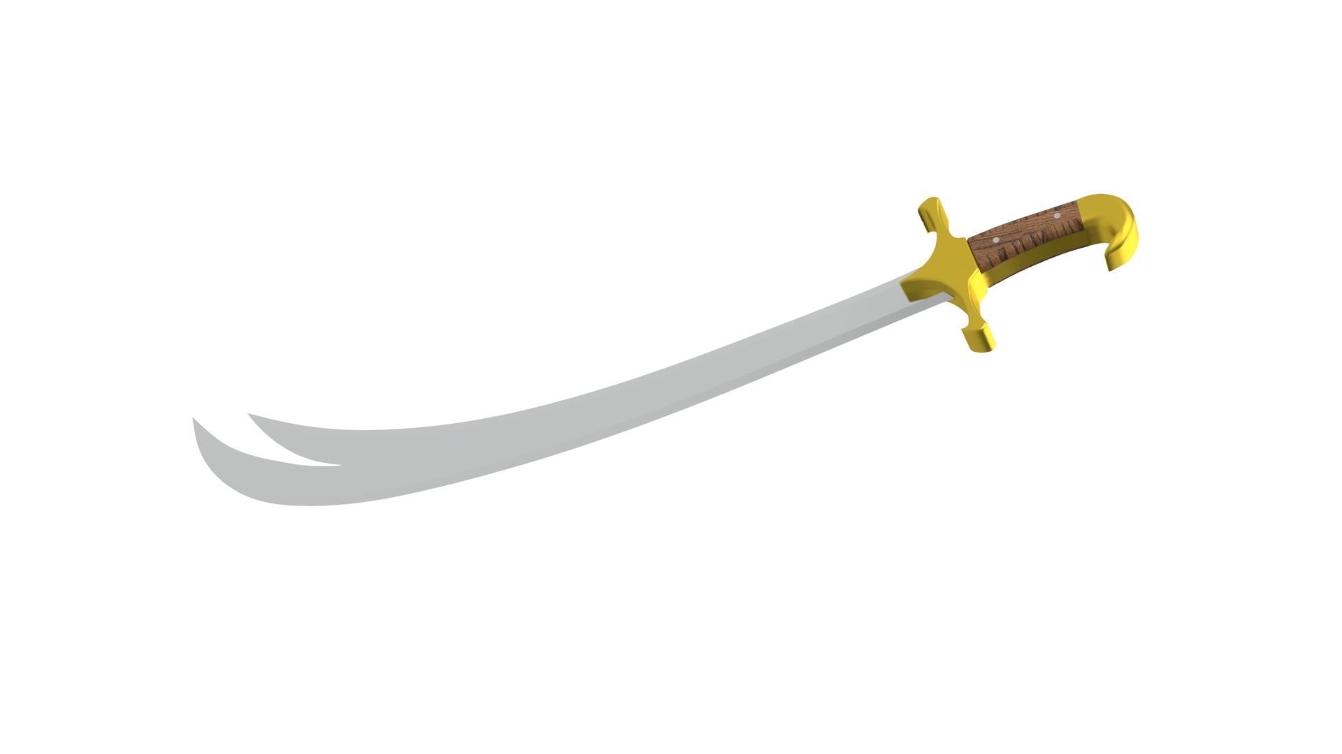 Double-headed Sword 3D model | CGTrader