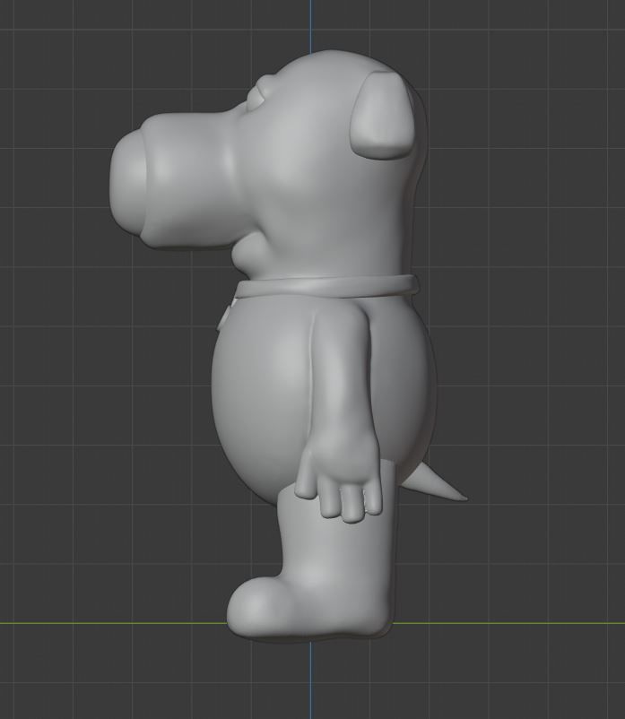 Brian Griffin 3D model 3D printable | CGTrader
