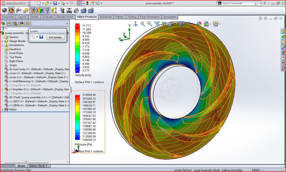 Pump Flow simulation free 3D model | CGTrader