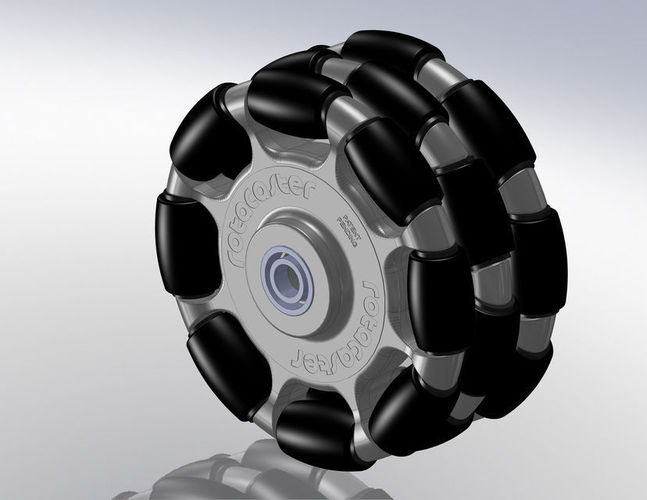 rotacaster omniwheel free 3D model | CGTrader