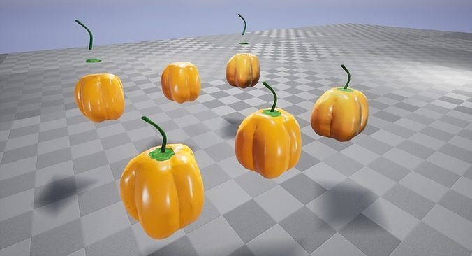 Stylized PBR Chile Peron Chile Manzano free VR / AR / low-poly 3D model ...