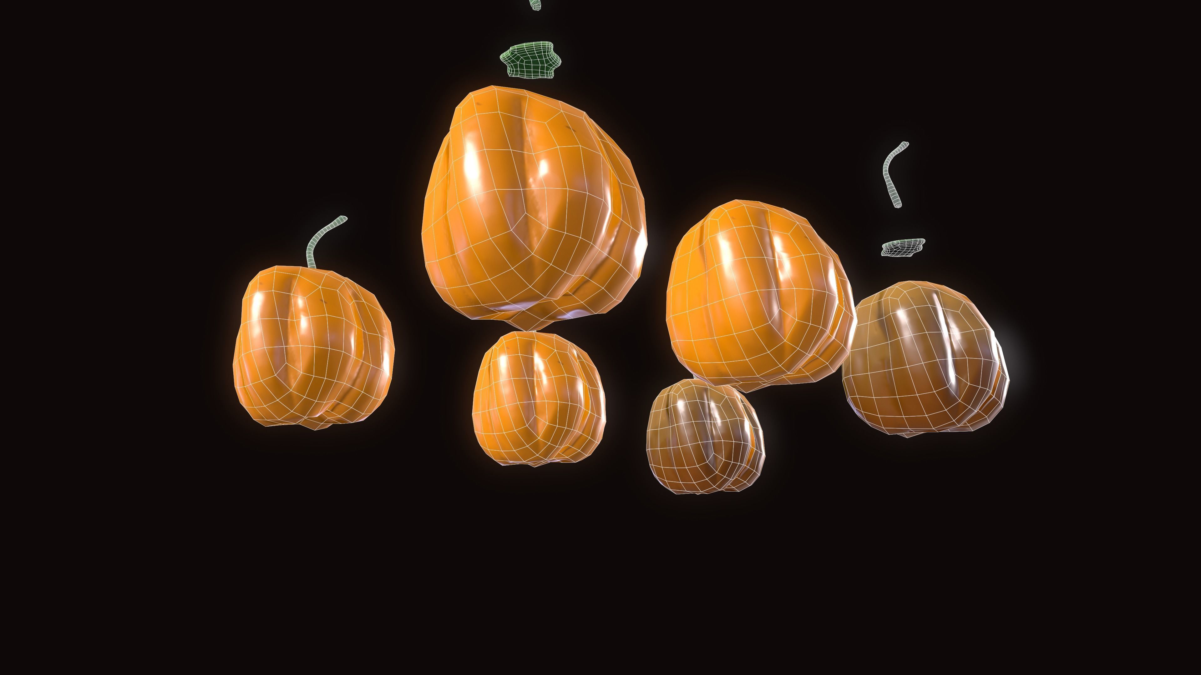 Stylized PBR Chile Peron Chile Manzano free VR / AR / low-poly 3D model ...