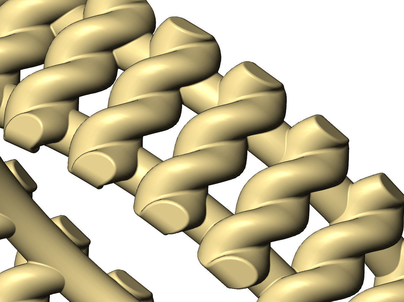 Twisted wire bar motif band US size 6 7 8 3D model 3D printable | CGTrader