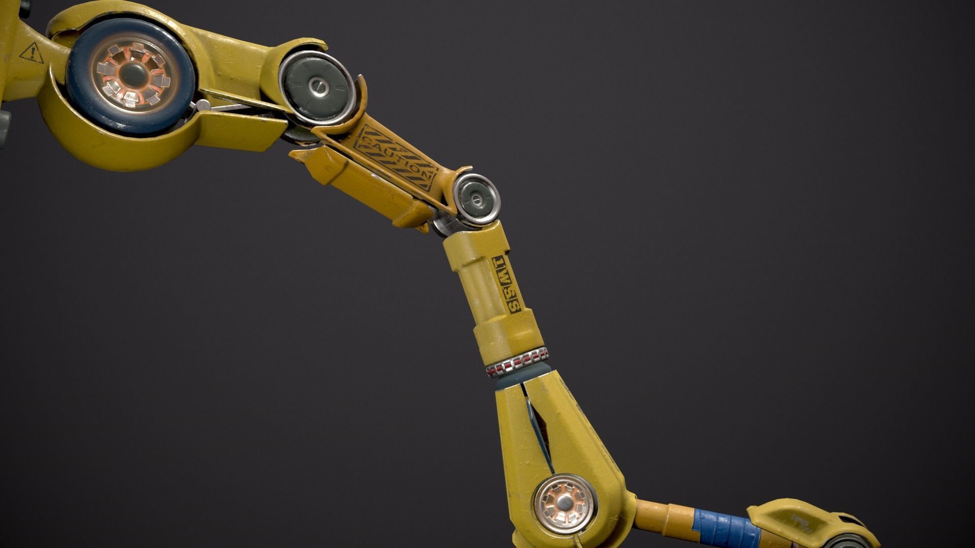 3D model Robotic arm VR / AR / low-poly | CGTrader