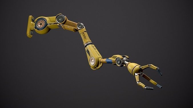 3D model Robotic arm VR / AR / low-poly | CGTrader