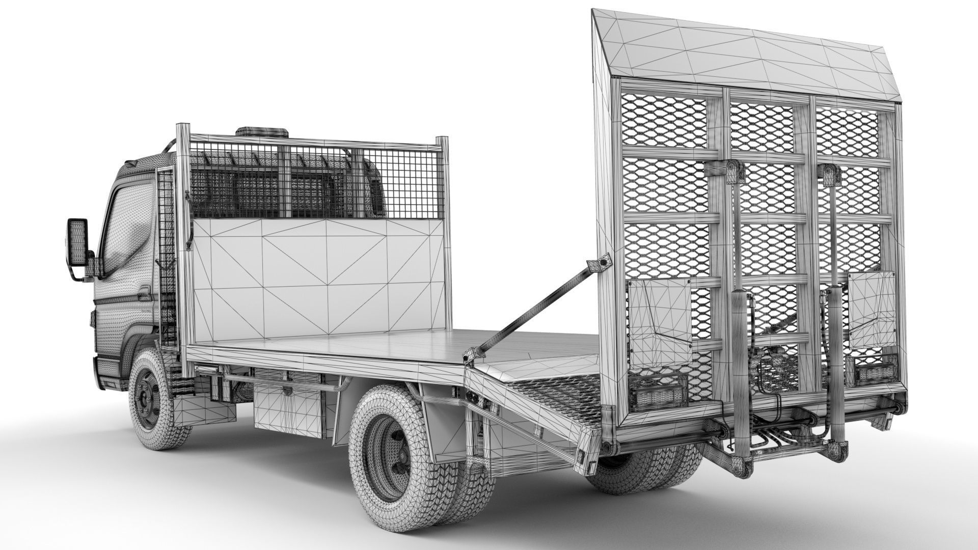 Mitsubishi Fuso Canter 3D model | CGTrader