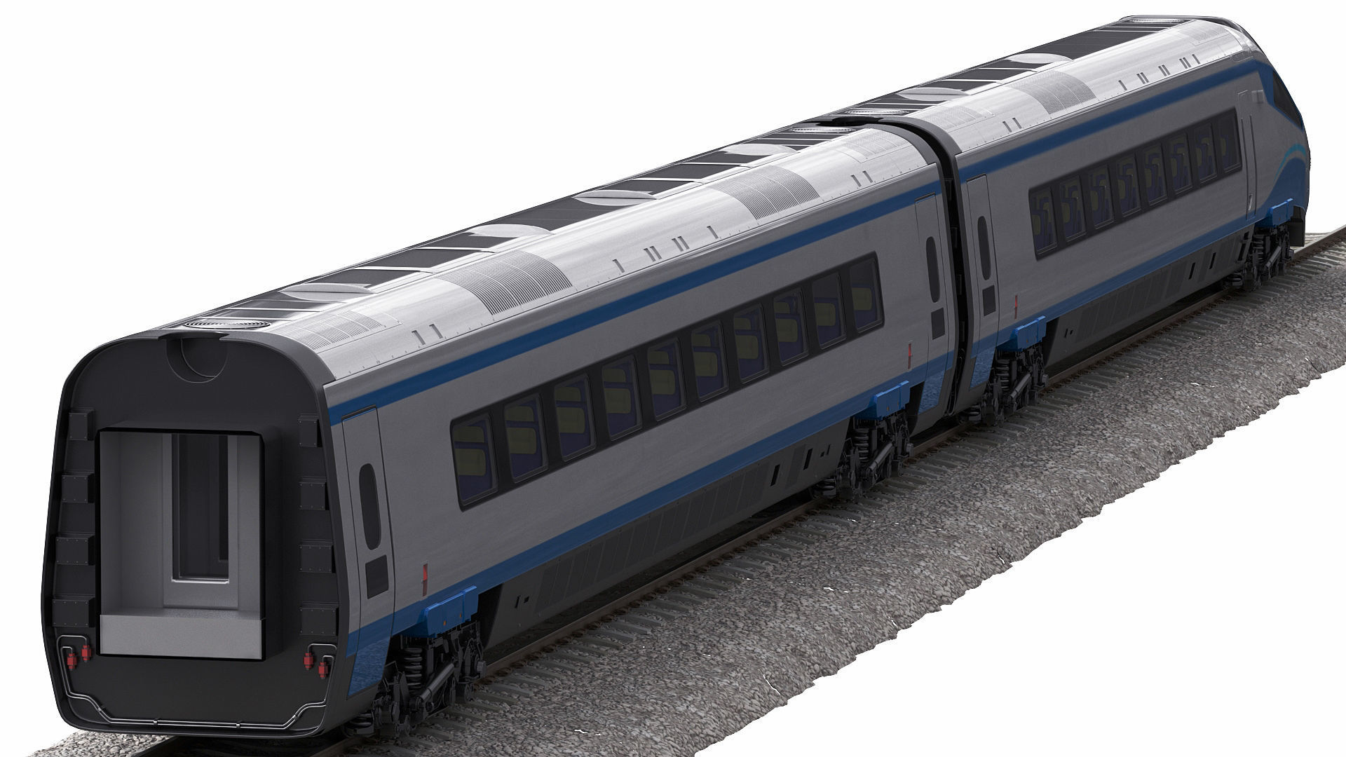 Train ETR610 Pendolino 3D model | CGTrader