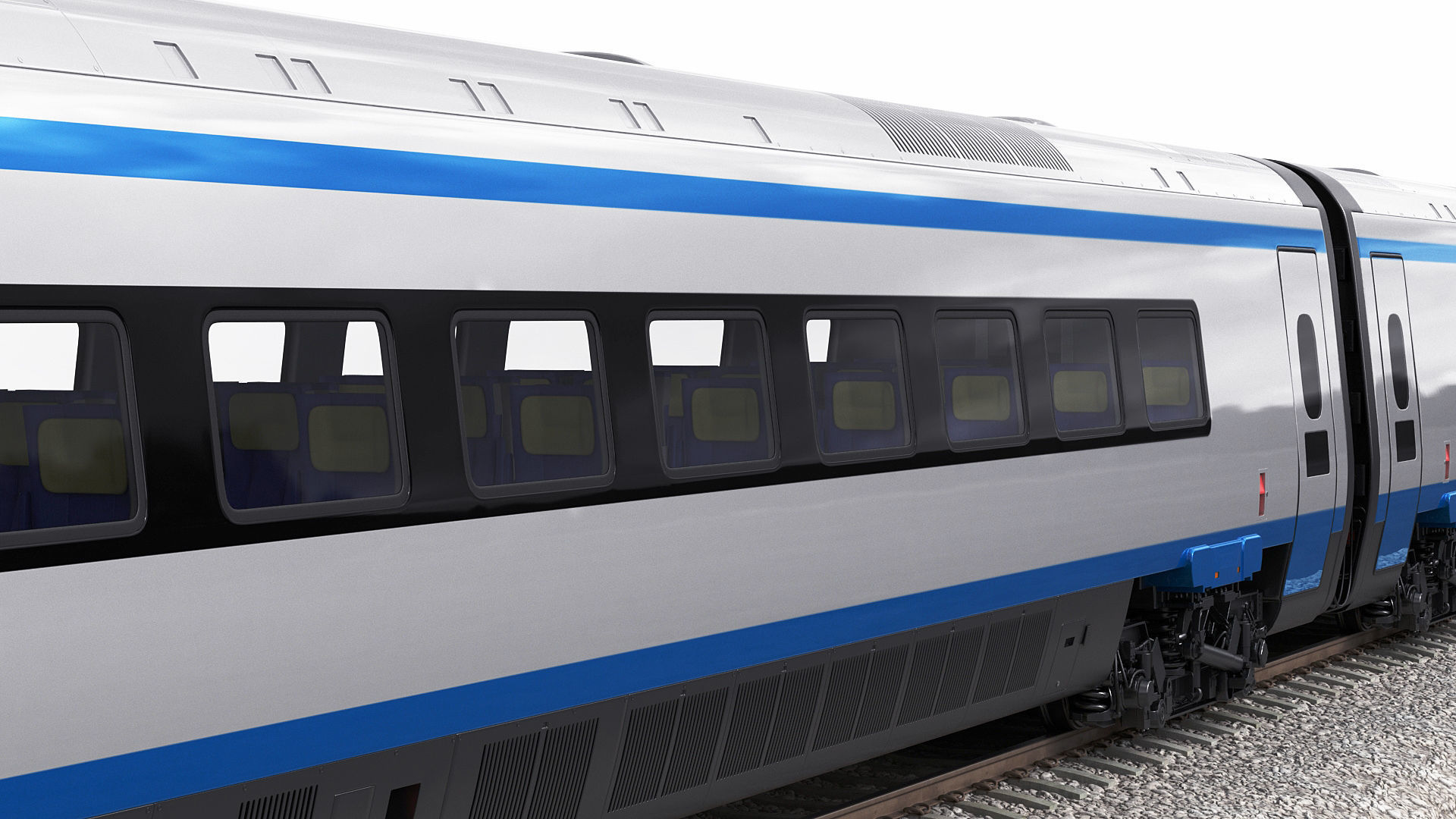 Train ETR610 Pendolino 3D model | CGTrader