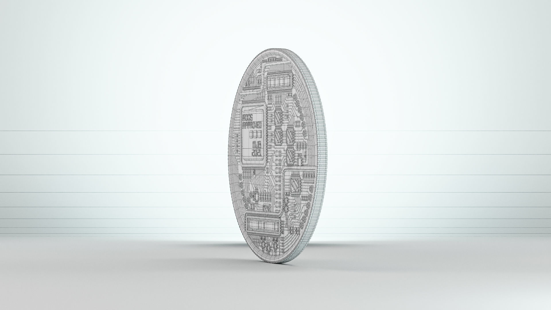 Ethereum ETH Coin Gold 3D model | CGTrader