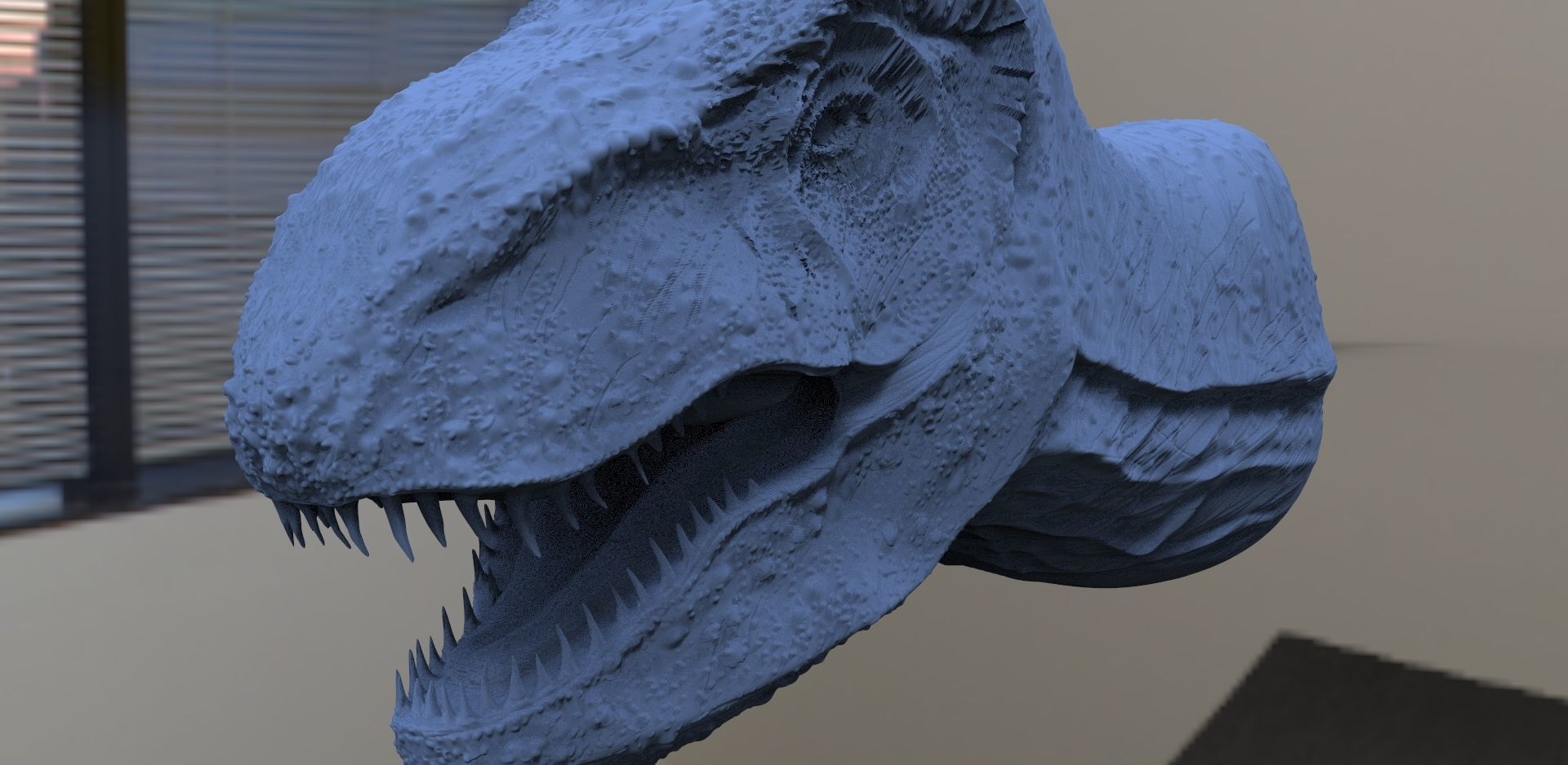 T rex head 3D model | CGTrader