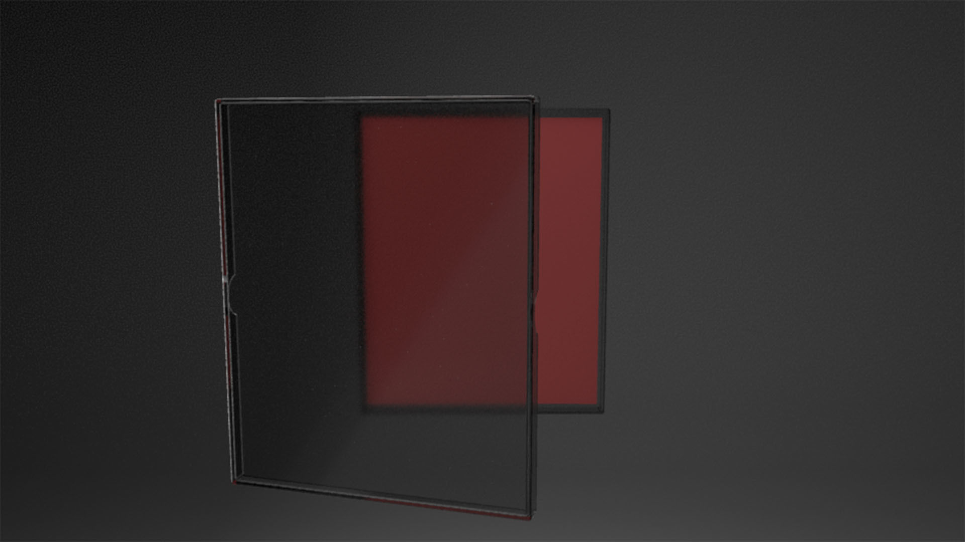 Tangram glass door with frame 3D model | CGTrader