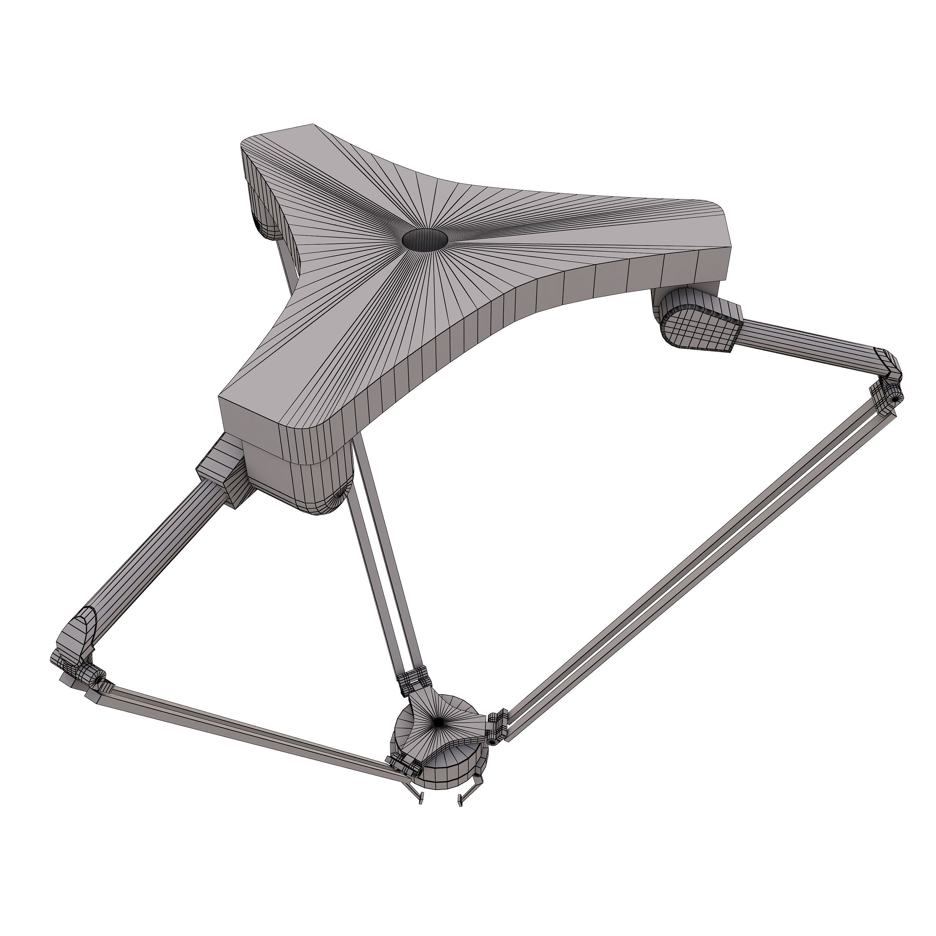 Robot Delta 3D model animated rigged | CGTrader