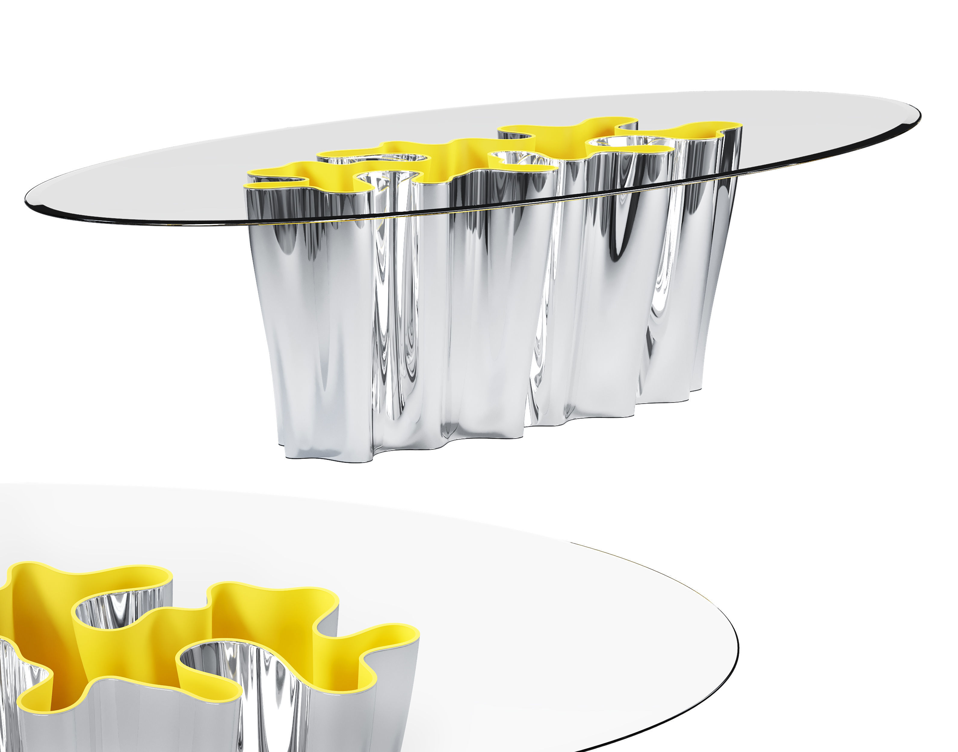 Louis Vuitton - Anemona GM Dining Table 3D model | CGTrader