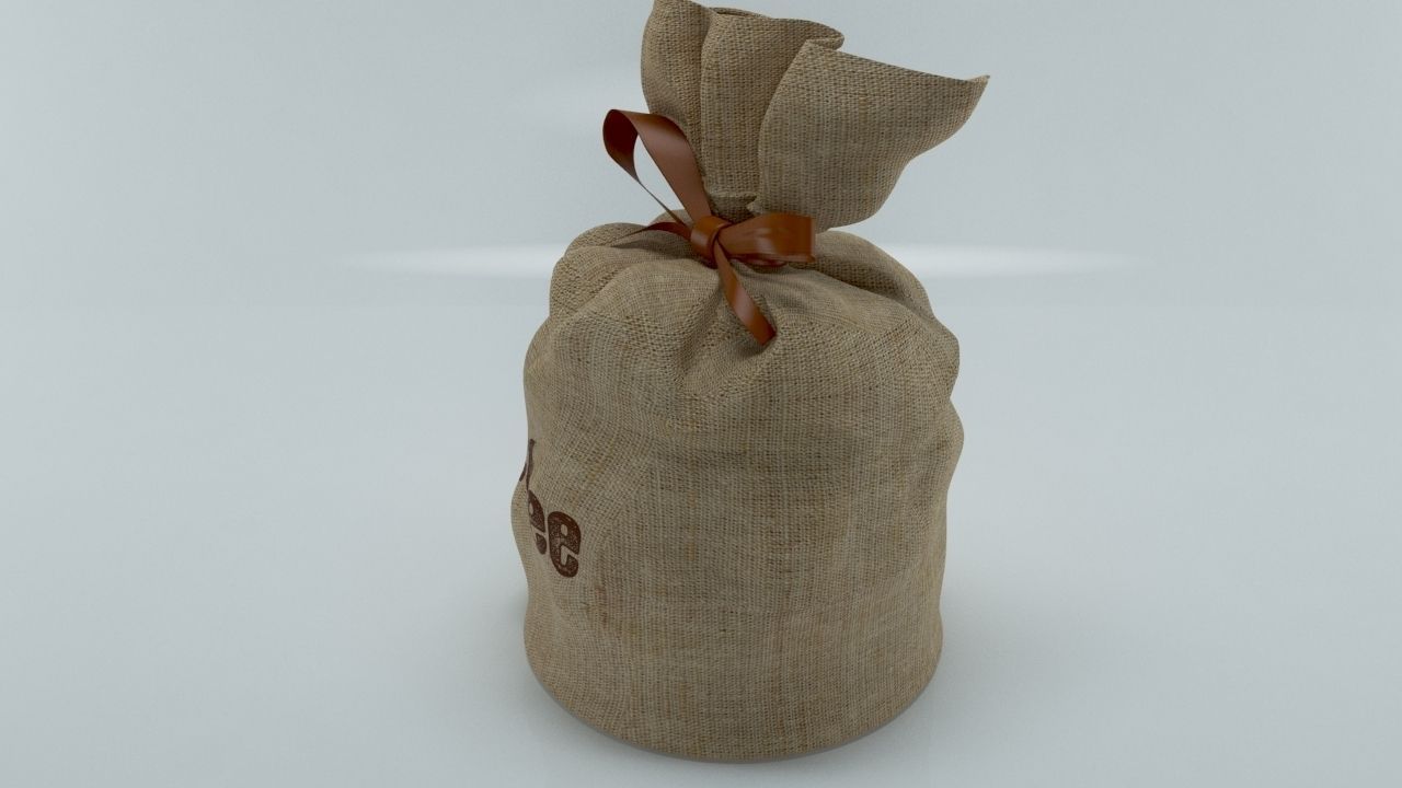 SACK BAG 3D model | CGTrader