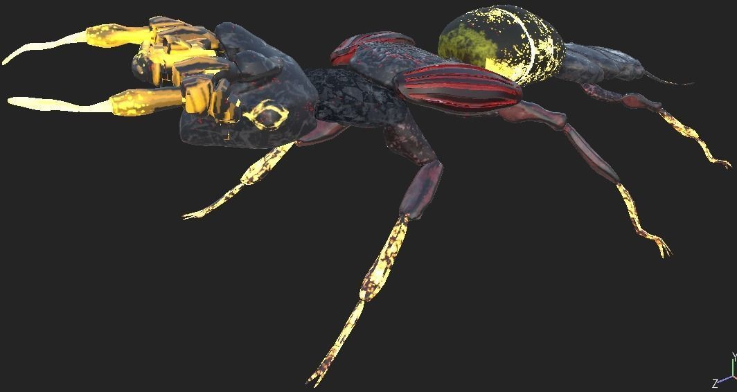 Mech Ant free VR / AR / low-poly 3D model animated | CGTrader
