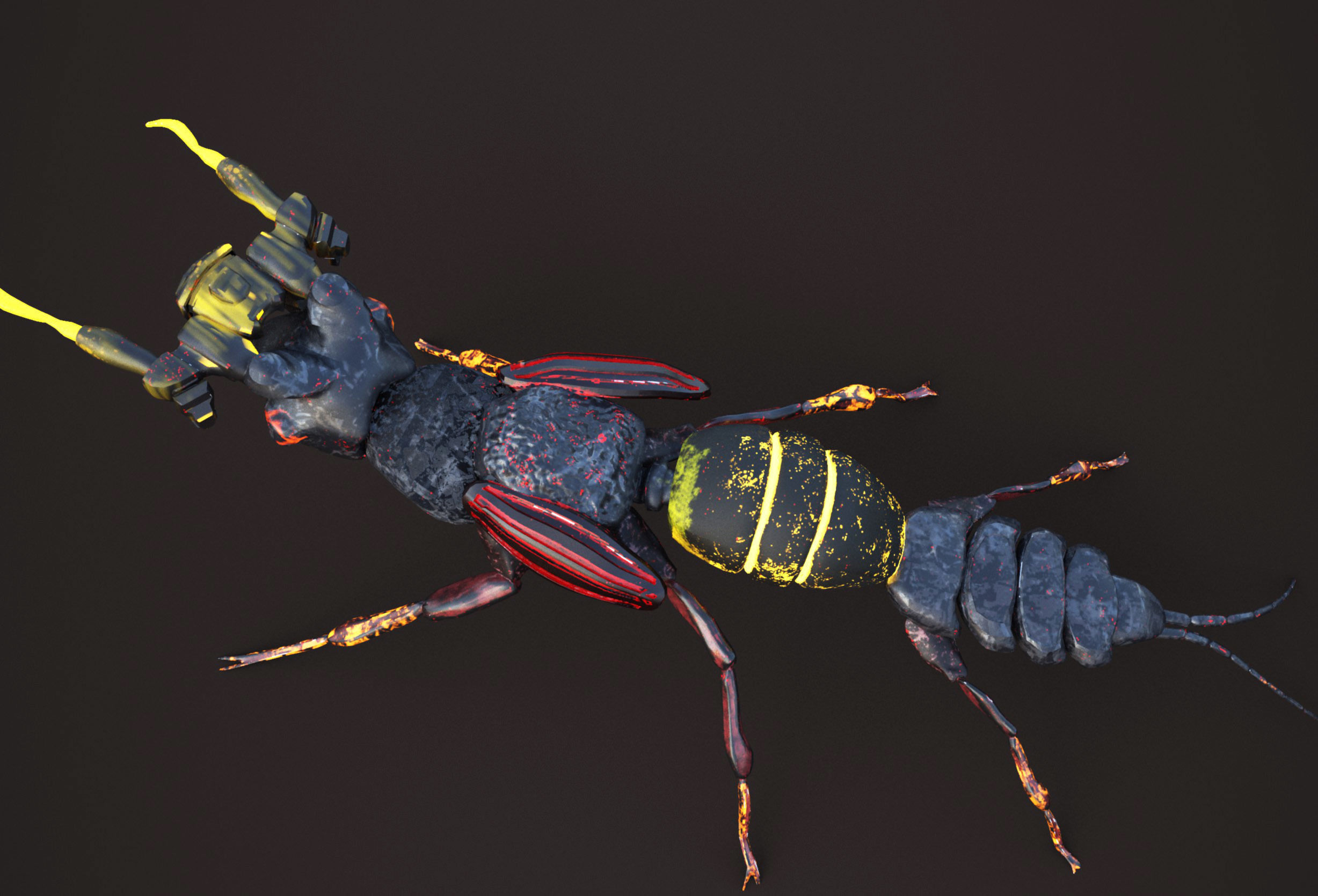 Mech Ant free VR / AR / low-poly 3D model animated | CGTrader