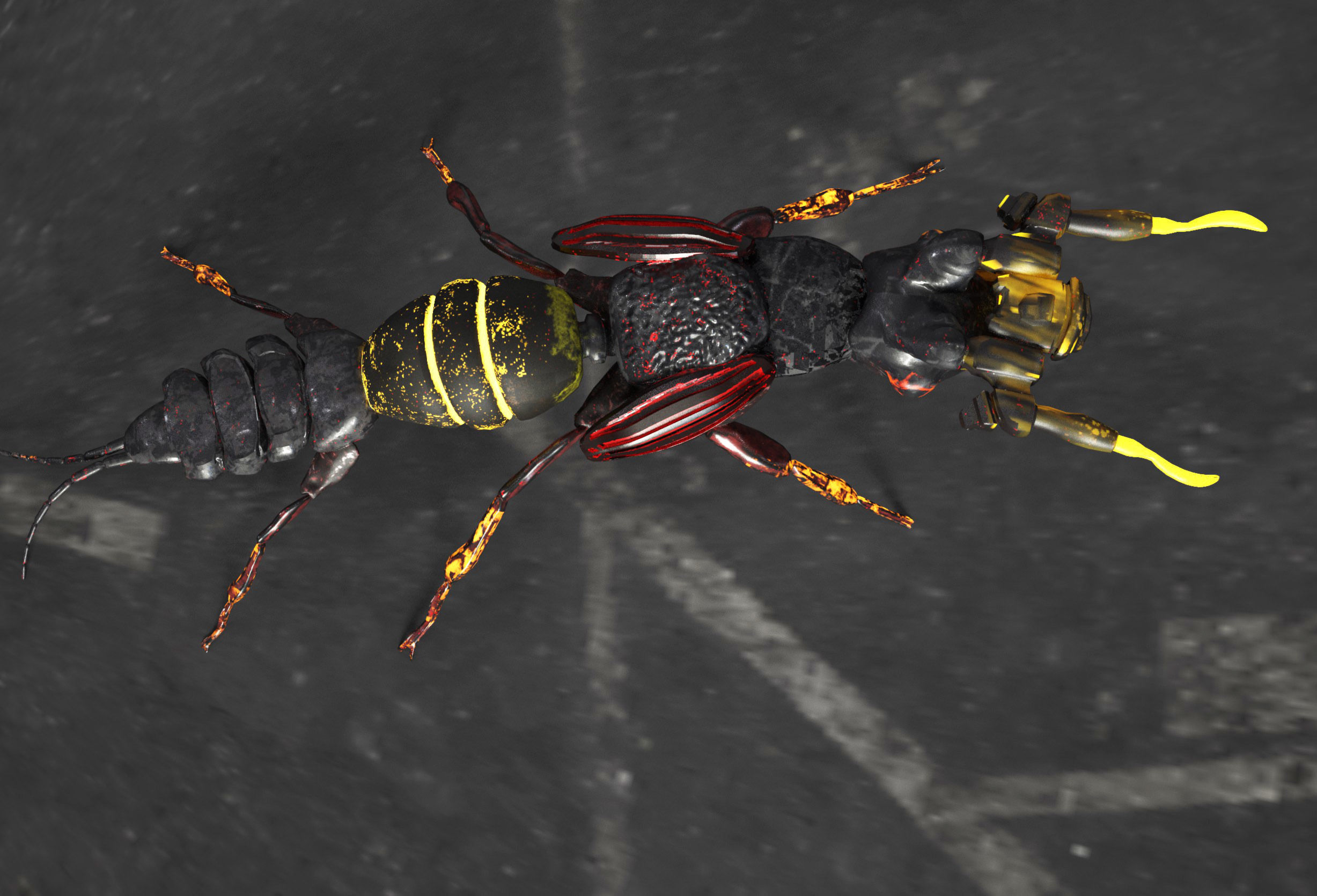 Mech Ant free VR / AR / low-poly 3D model animated | CGTrader