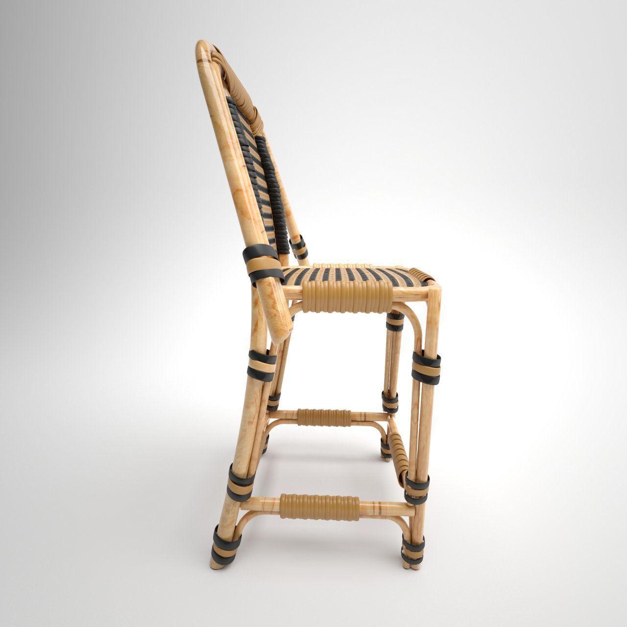 Rattan Chair free 3D model | CGTrader