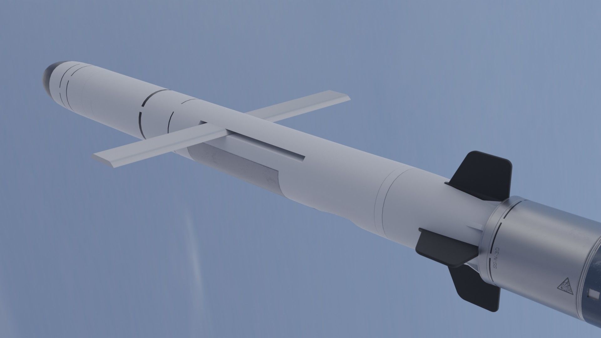 3D model Kalibr-NK Subsonic Cruise Missile VR / AR / low-poly | CGTrader