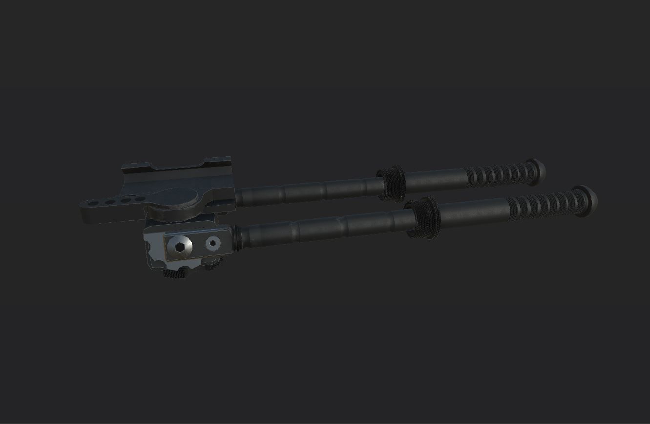 3D model LaRue Tactical PREDAT OBR 7-62mm Rifle PBR VR-AR VR / AR / low ...