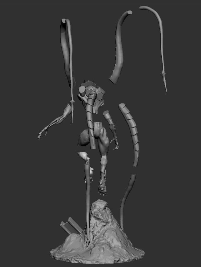 Love Death and Robots Khanivore Statue 3D model 3D printable | CGTrader