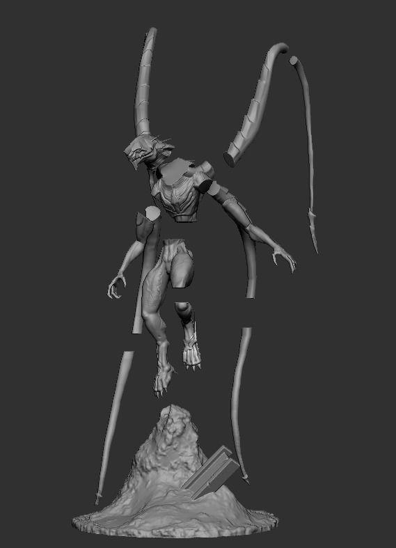 Love Death and Robots Khanivore Statue 3D model 3D printable | CGTrader