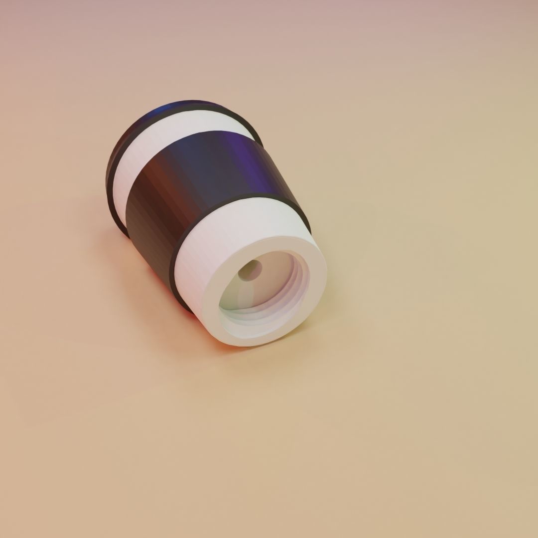 Coffee Cup Toothpaste Cap 3D model 3D printable | CGTrader