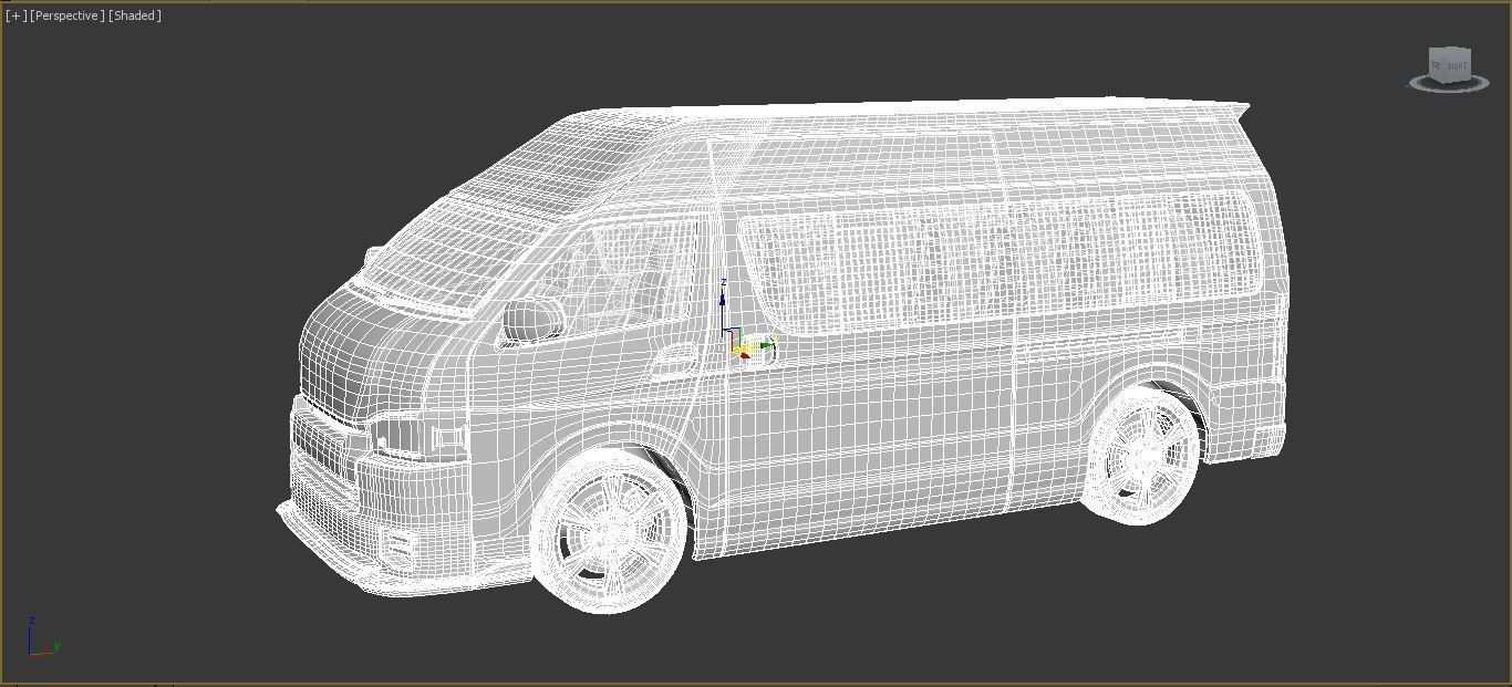3D model Toyota KDH VR / AR / low-poly | CGTrader