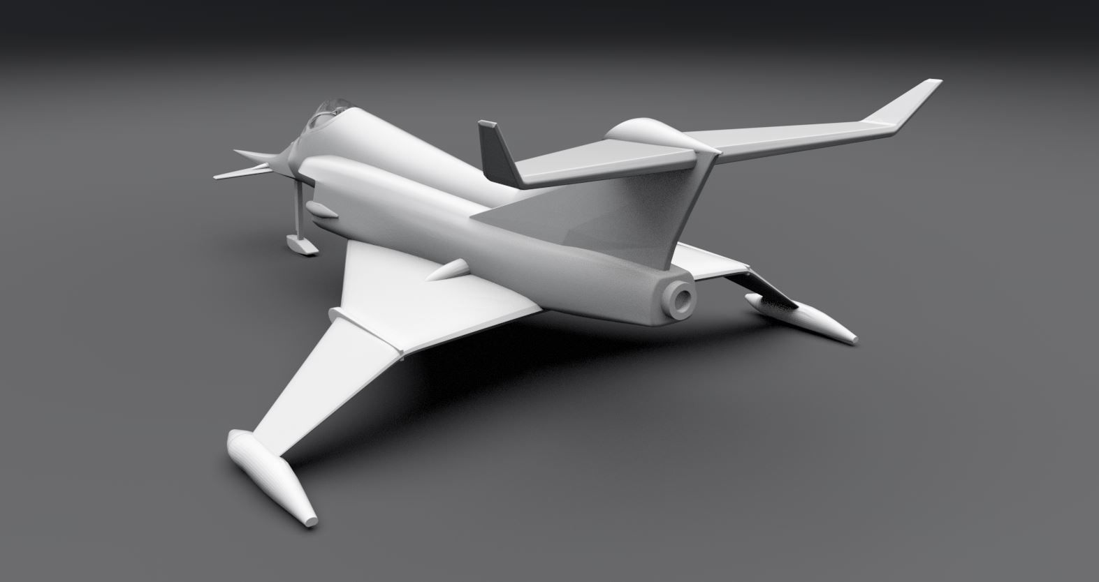 Angel Interceptor scale model 3D model 3D printable | CGTrader
