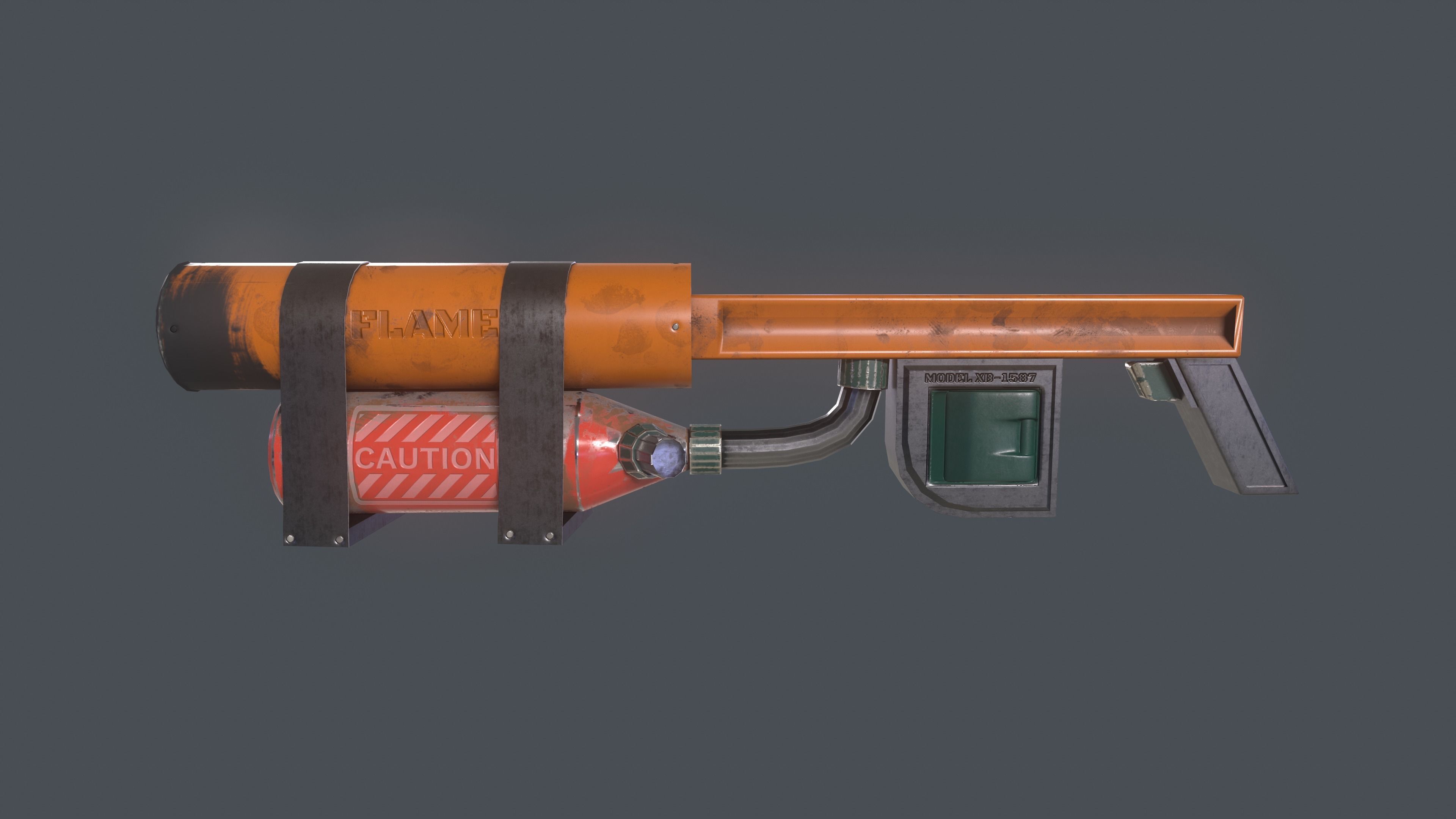 3D model Homemade Flame Thrower VR / AR / low-poly | CGTrader