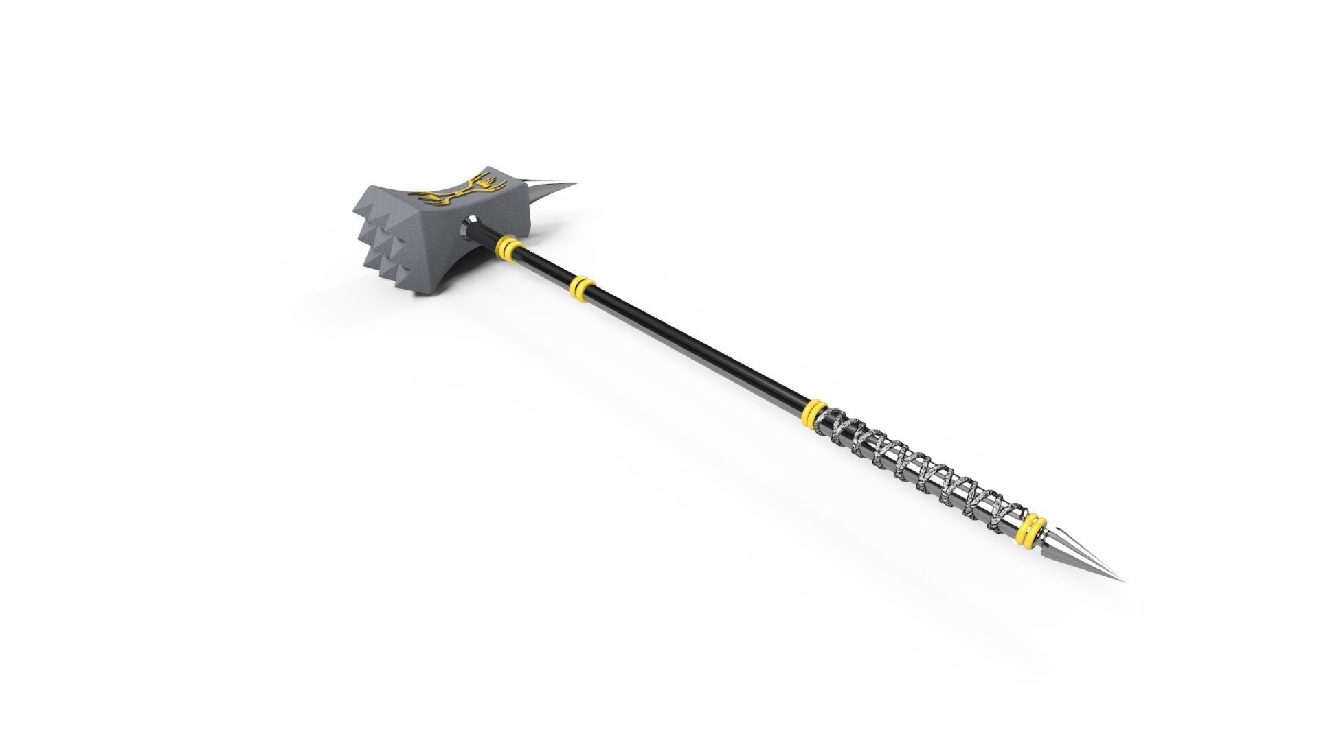 Ancient battle hammer 3D model | CGTrader