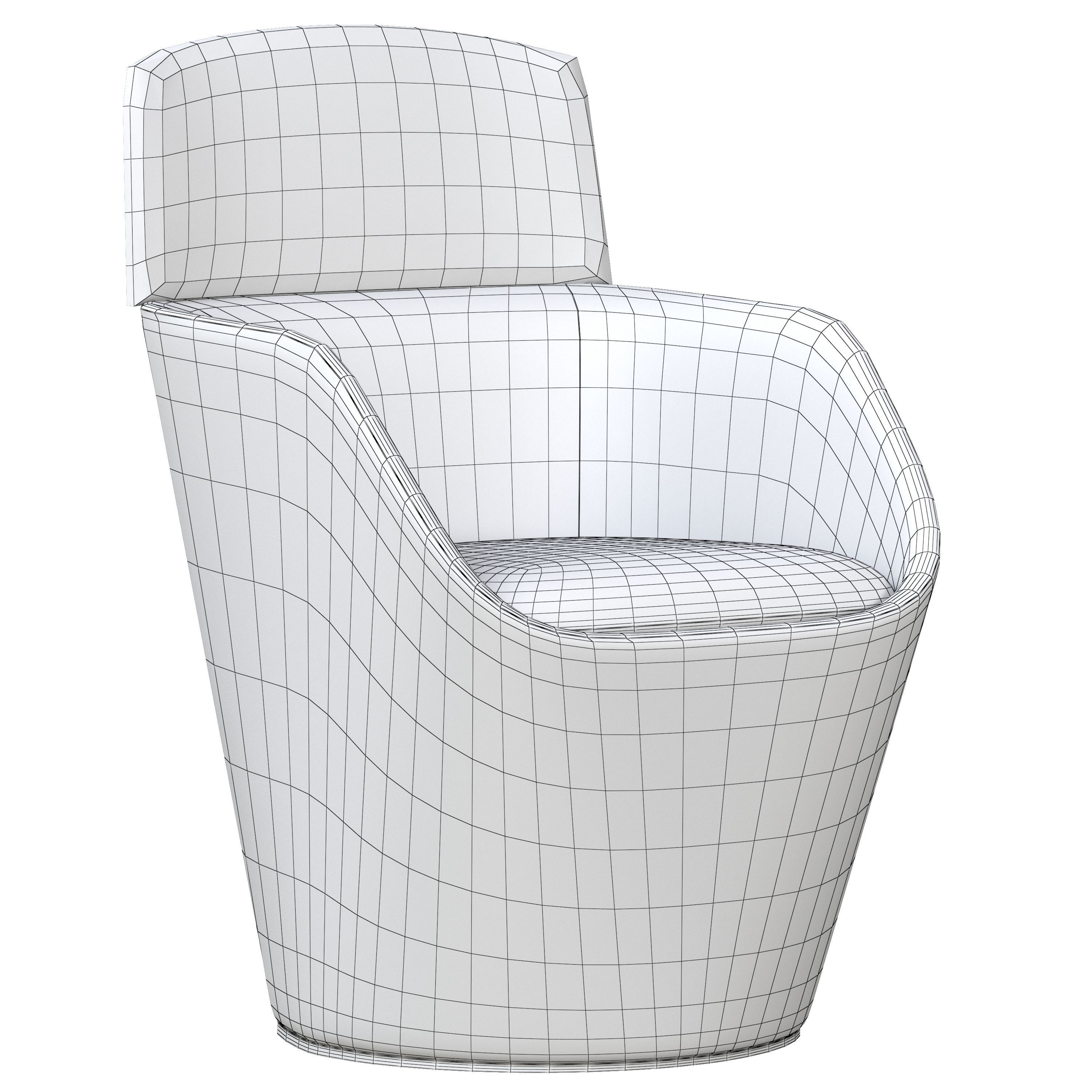RADAR ARMCHAIR 3D model | CGTrader