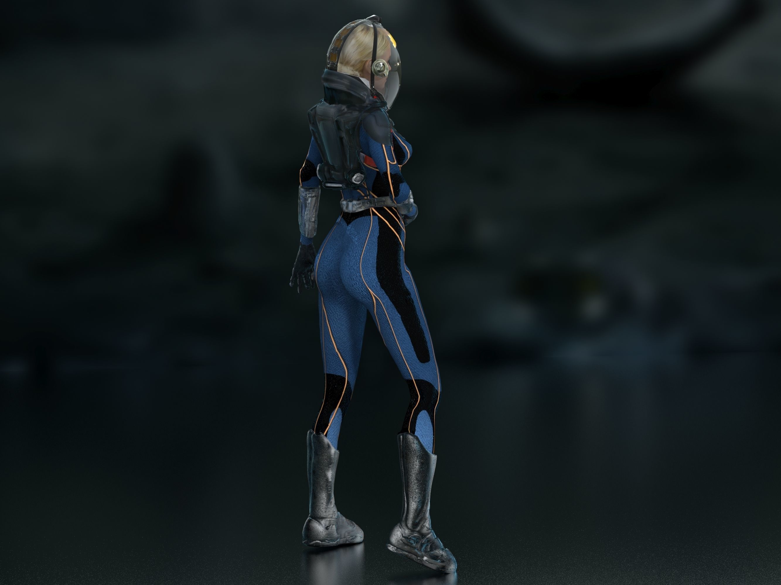 3D model Meredith Vickers Prometheus VR / AR / low-poly rigged | CGTrader