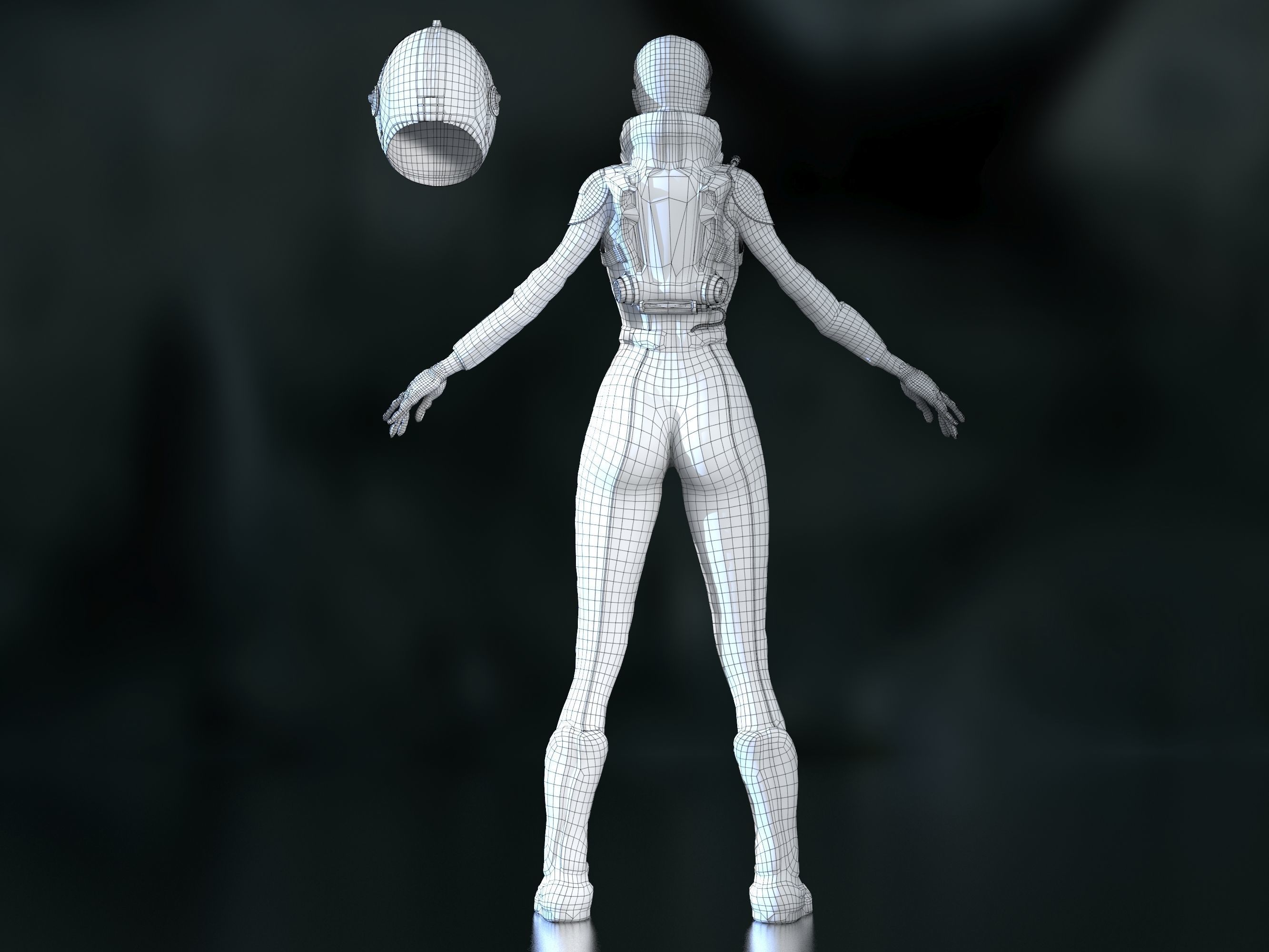 3D model Meredith Vickers Prometheus VR / AR / low-poly rigged | CGTrader