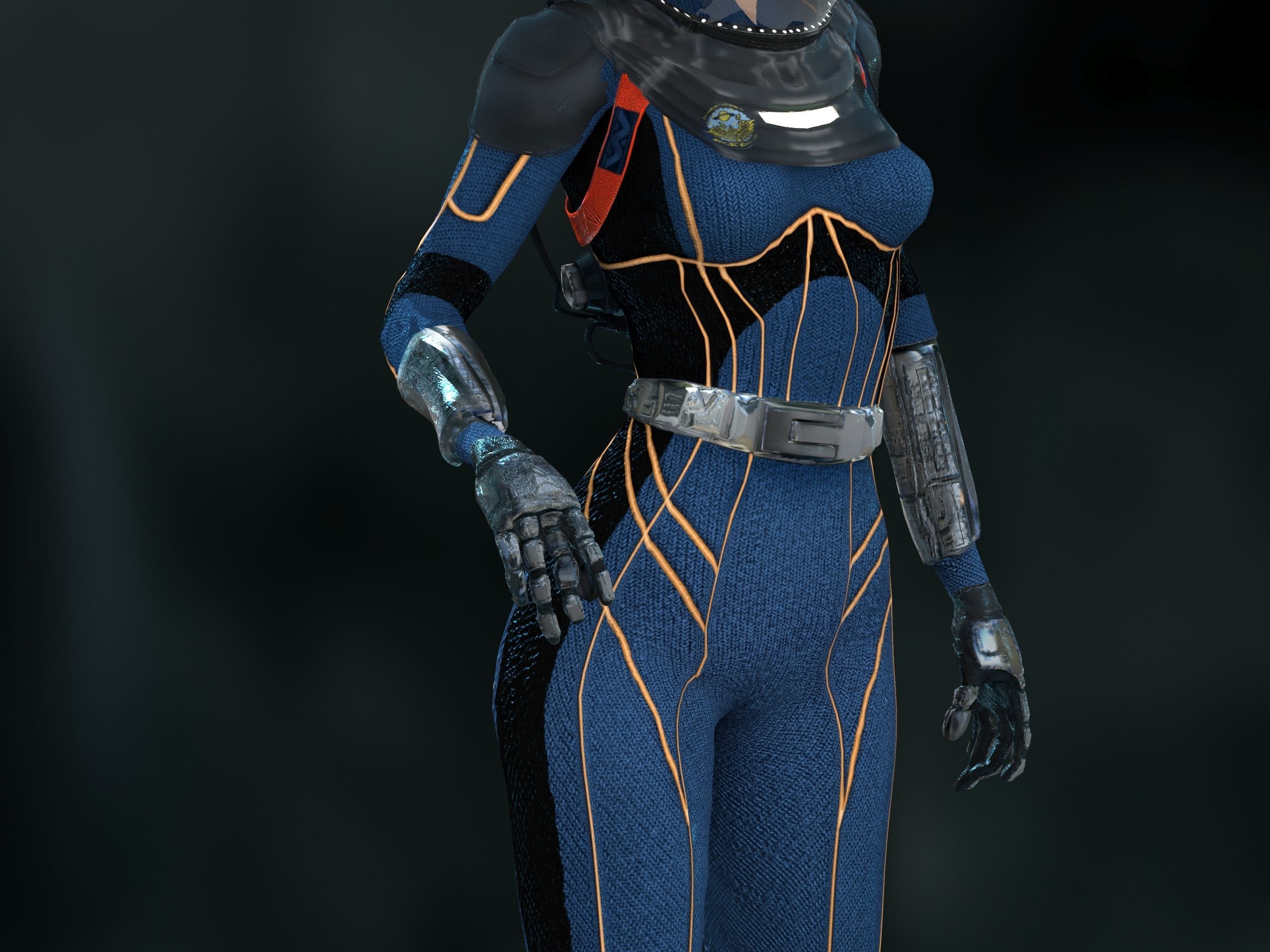 3D model Meredith Vickers Prometheus VR / AR / low-poly rigged | CGTrader