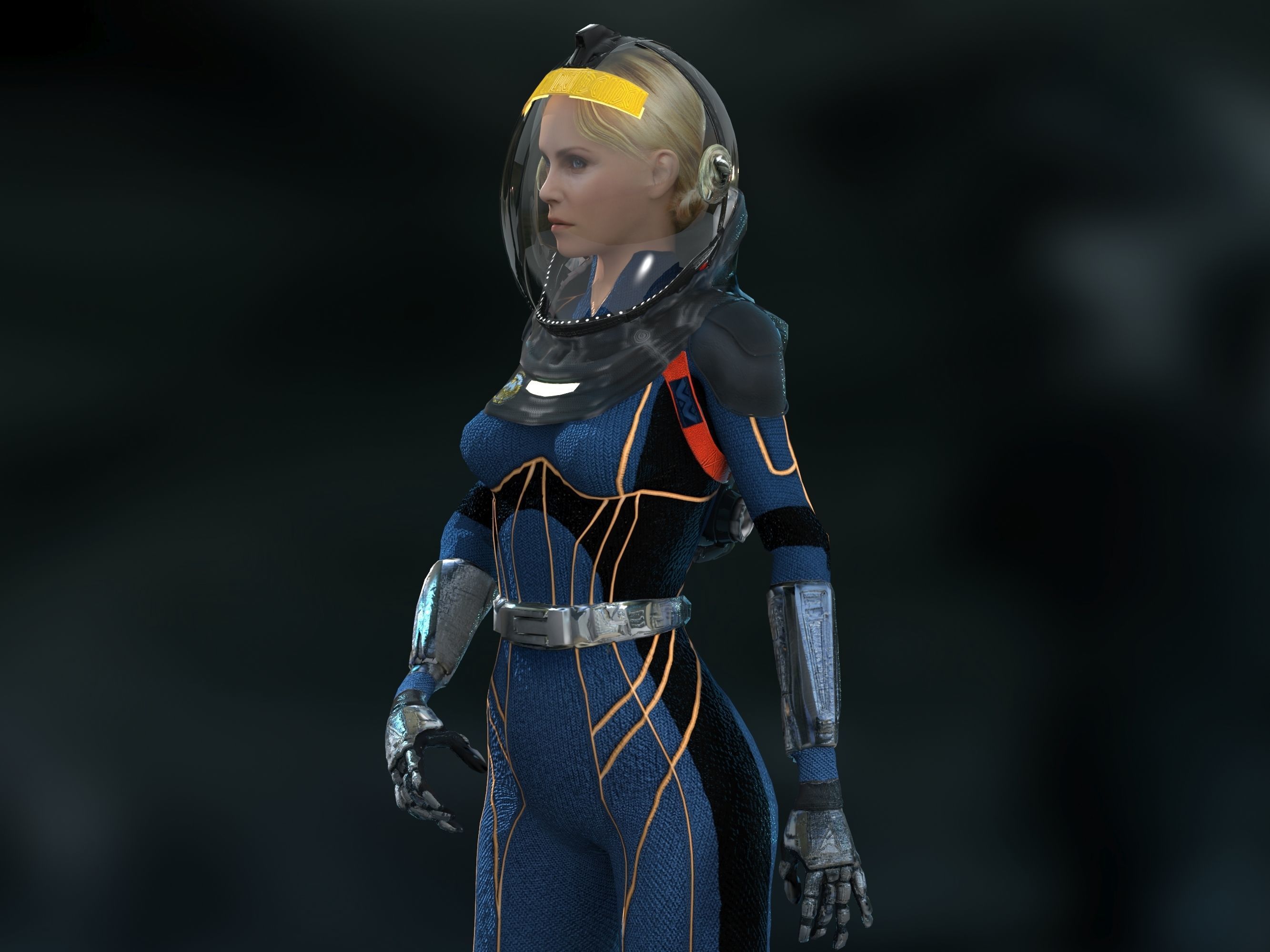 3D model Meredith Vickers Prometheus VR / AR / low-poly rigged | CGTrader