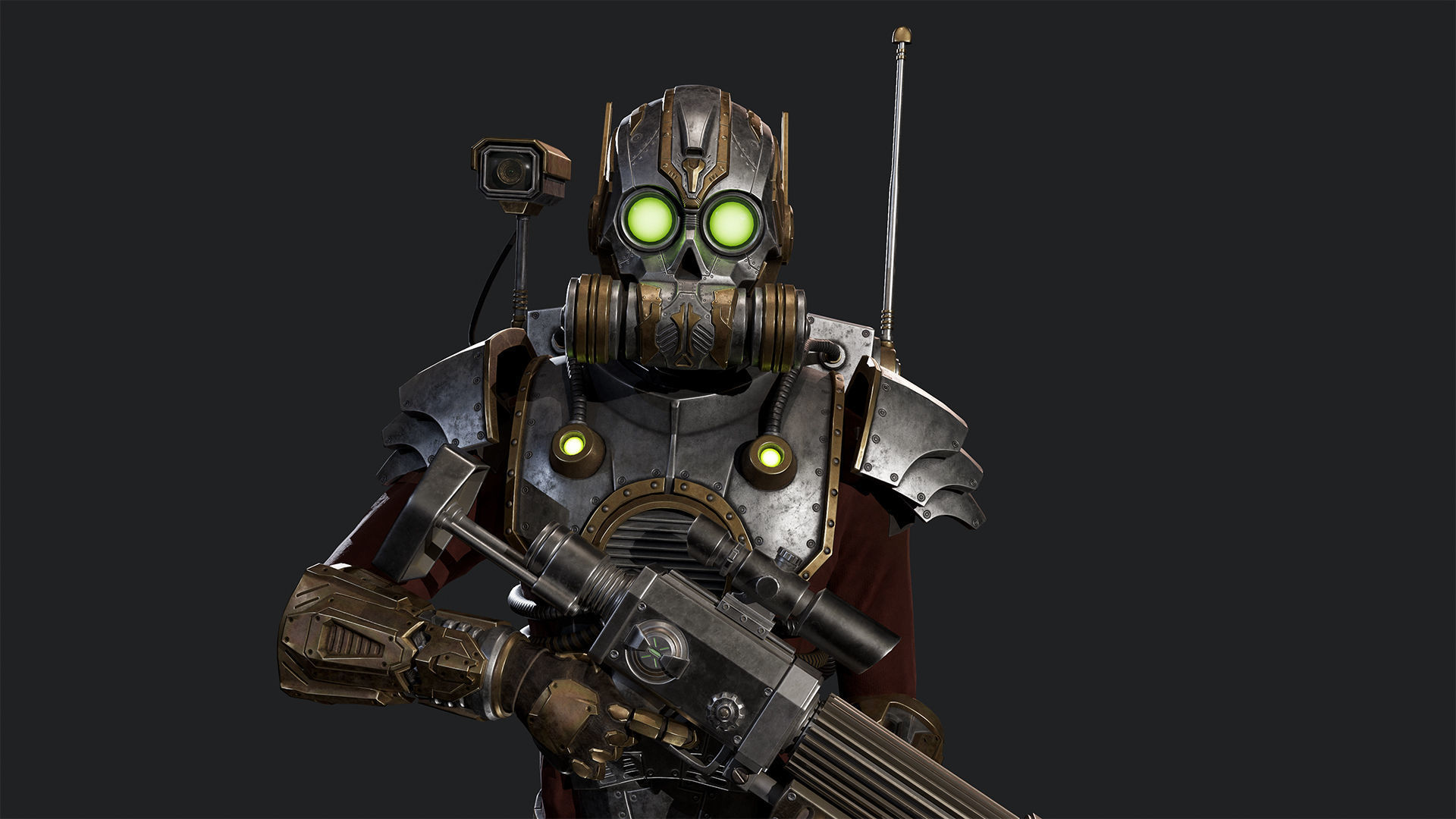 3D model SciFi Cyborg Soldier VR / AR / low-poly rigged | CGTrader