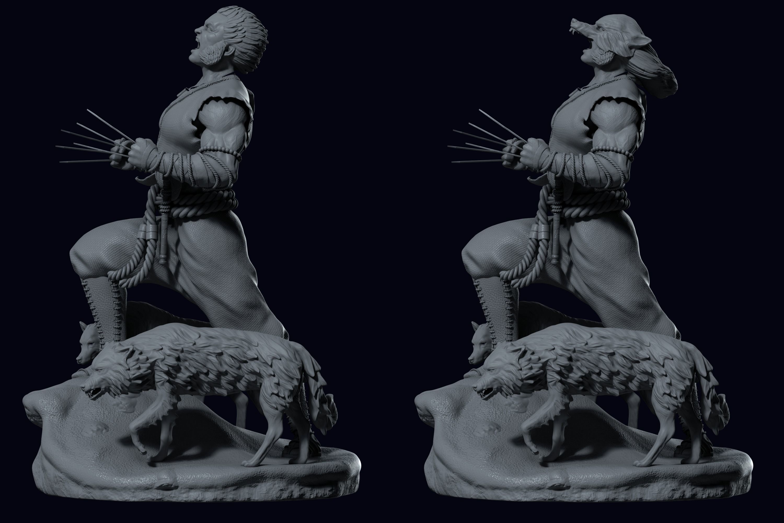 Wolverine 3D Print 3D model 3D printable | CGTrader