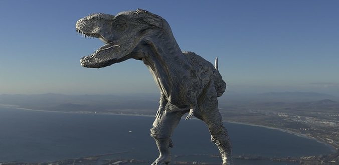 T rex distance model 3D model | CGTrader