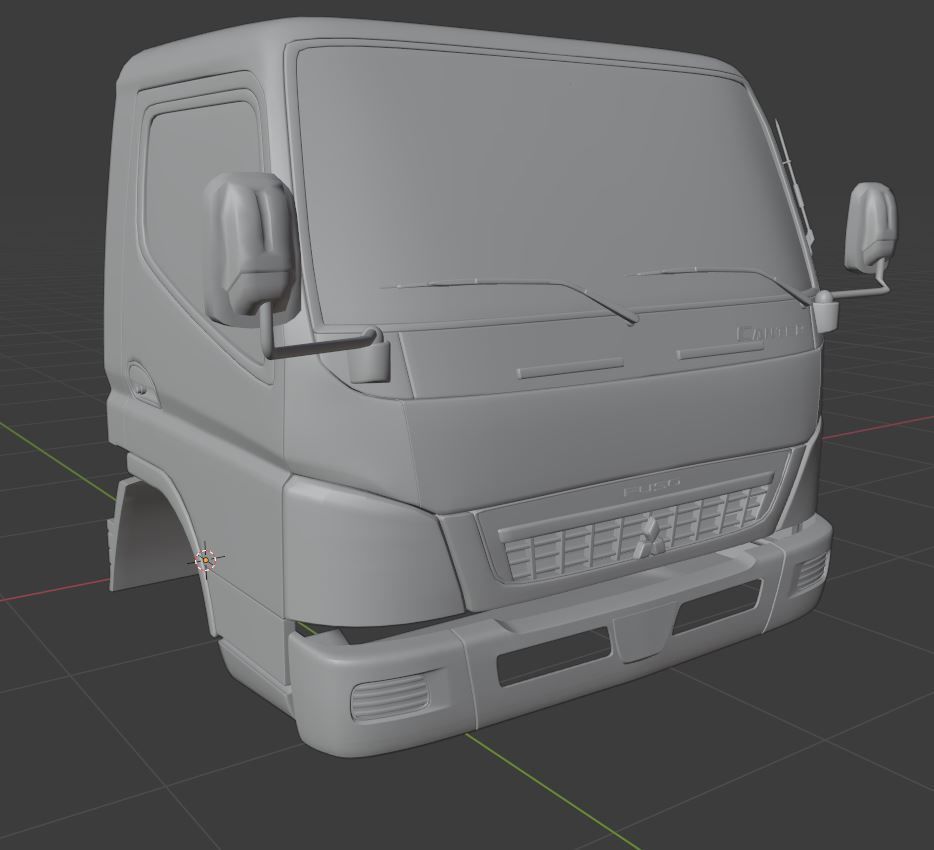 Mitsubishi Fuso Canter Cab 3D model | CGTrader
